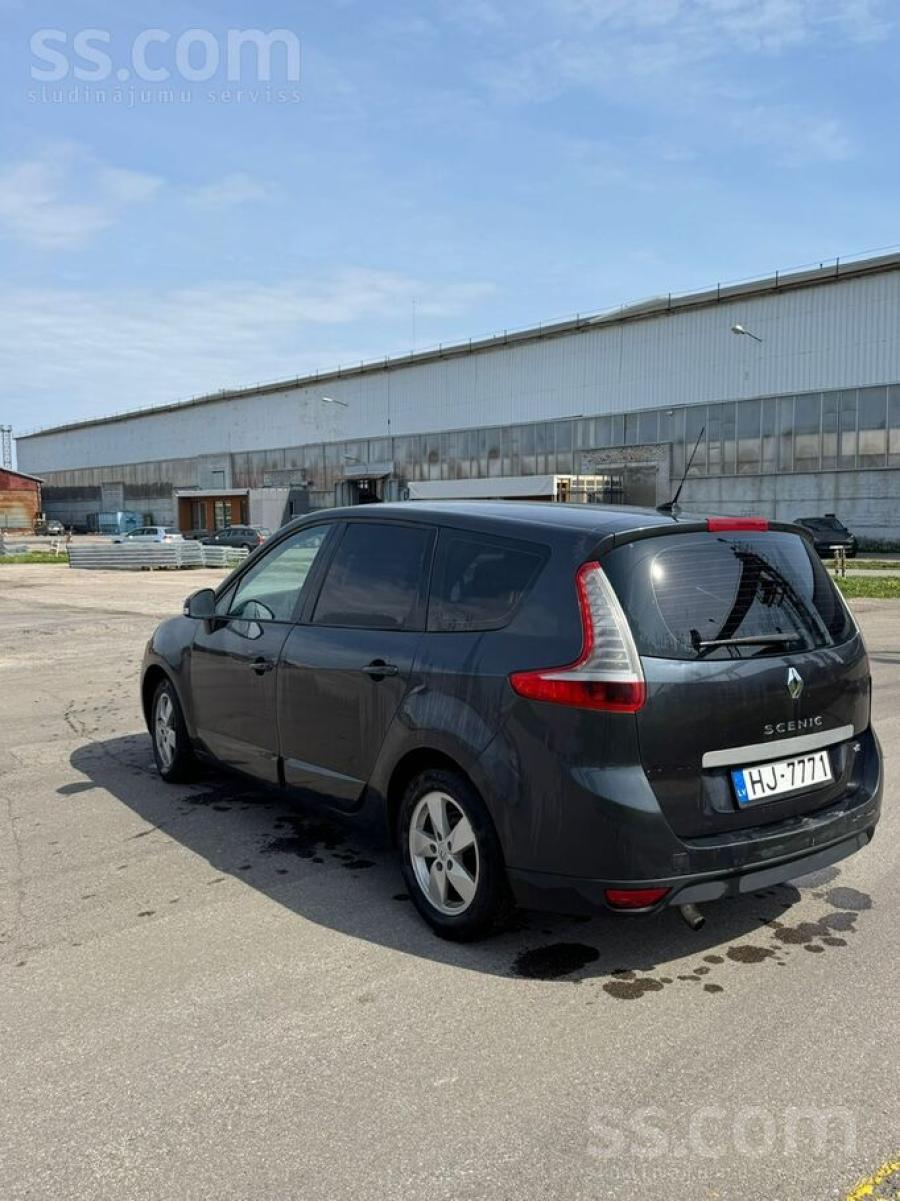 Pelēks Renault Grand Scenic 2010 Rīga, ar dzinēja tilpumu 1.60 L un nobraukumu 278 tūkst. km par 1200 €, foto 9 vietnē AUTOMOTO.COM.LV