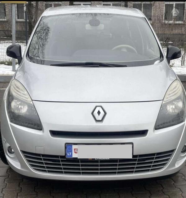 Grey Renault Grand Scenic 2011 in Vilnius, with an engine capacity of 1.87 L and mileage of 320 thousand km for 2400 €, photo 2 on AUTOMOTO.COM.LV