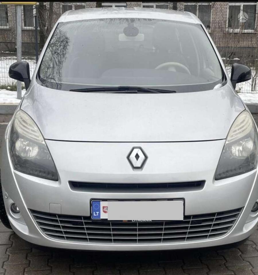 Pelēks Renault Grand Scenic 2011 Viļņa, ar dzinēja tilpumu 1.87 L un nobraukumu 320 tūkst. km par 2400 €, foto 3 vietnē AUTOMOTO.COM.LV