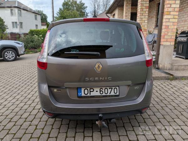 Grey Renault Grand Scenic 2011 in Riga, with an engine capacity of 1.50 L and mileage of 192 thousand km for 2650 €, photo 6 on AUTOMOTO.COM.LV