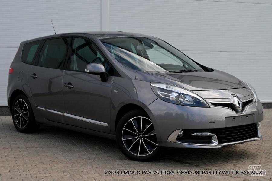 Pelēks Renault Grand Scenic 2012 Kretinga, ar dzinēja tilpumu 1.60 L un nobraukumu 285 tūkst. km par 4499 €, foto 1 vietnē AUTOMOTO.COM.LV