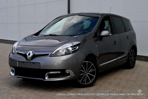 Grey Renault Grand Scenic 2012 in Kretinga, with an engine capacity of 1.60 L and mileage of 285 thousand km for 4499 €, photo 3 on AUTOMOTO.COM.LV