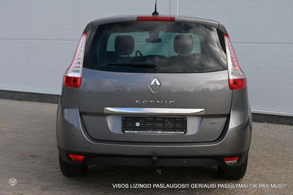 Grey Renault Grand Scenic 2012 in Kretinga, with an engine capacity of 1.60 L and mileage of 285 thousand km for 4499 €, photo 8 on AUTOMOTO.COM.LV