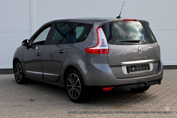 Grey Renault Grand Scenic 2012 in Kretinga, with an engine capacity of 1.60 L and mileage of 285 thousand km for 4499 €, photo 9 on AUTOMOTO.COM.LV