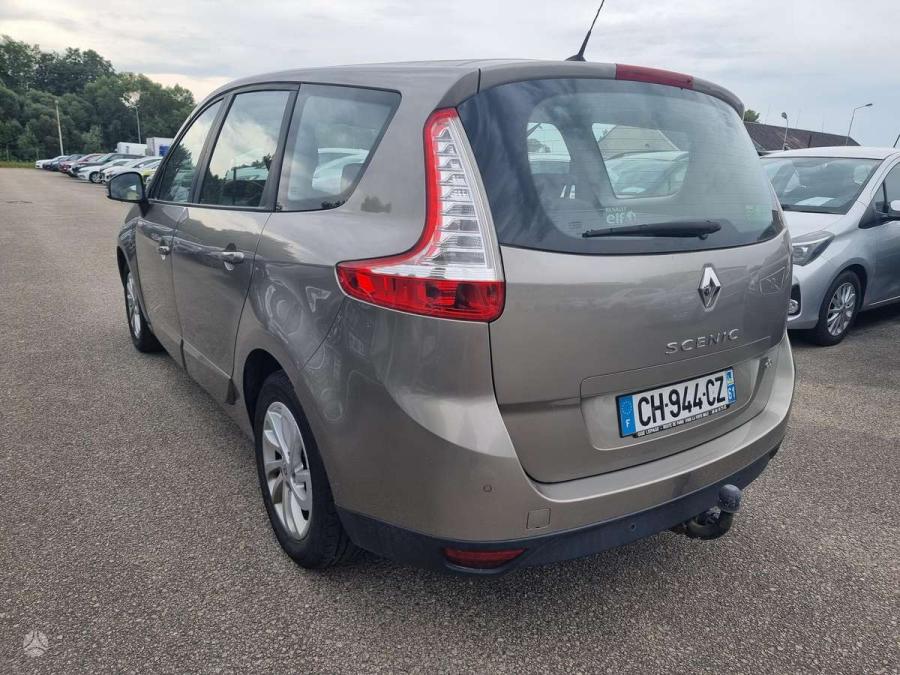 Grey Renault Grand Scenic 2012 in Taurage, with an engine capacity of 1.60 L and mileage of 247 thousand km for 2500 €, photo 5 on AUTOMOTO.COM.LV