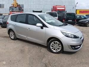 Grey Renault Grand Scenic 2012 in Marijampole, with an engine capacity of 1.46 L and mileage of 276 thousand km for 3500 €, photo 3 on AUTOMOTO.COM.LV