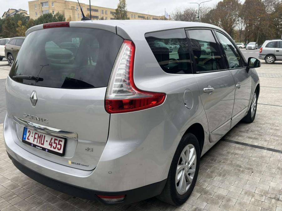 Pelēks Renault Grand Scenic 2012 Šauļi, ar dzinēja tilpumu 1.46 L un nobraukumu 232 tūkst. km par 4250 €, foto 10 vietnē AUTOMOTO.COM.LV
