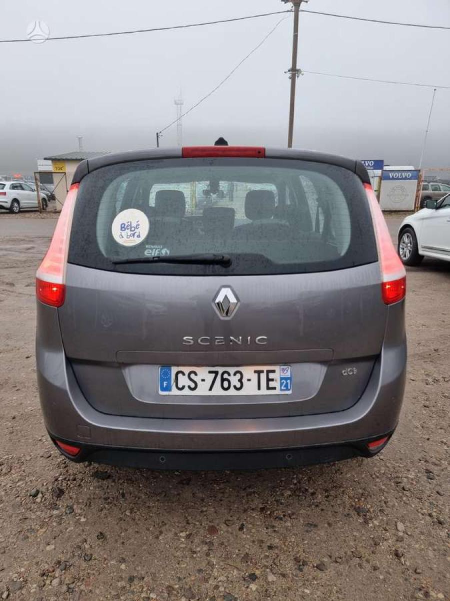 Pelēks Renault Grand Scenic 2013 Viļņa, ar dzinēja tilpumu 1.46 L un nobraukumu 190 tūkst. km par 4850 €, foto 4 vietnē AUTOMOTO.COM.LV