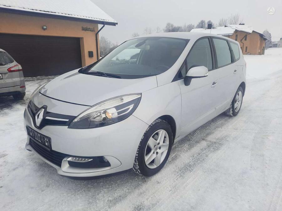 Pelēks Renault Grand Scenic 2013 Alīta, ar dzinēja tilpumu 1.46 L un nobraukumu 216 tūkst. km par 4150 €, foto 1 vietnē AUTOMOTO.COM.LV
