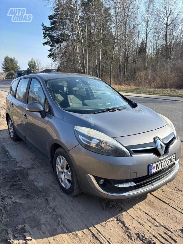 Pelēks Renault Grand Scenic 2013 Kauņa, ar dzinēja tilpumu 1.50 L un nobraukumu 287 tūkst. km par 3900 €, foto 1 vietnē AUTOMOTO.COM.LV