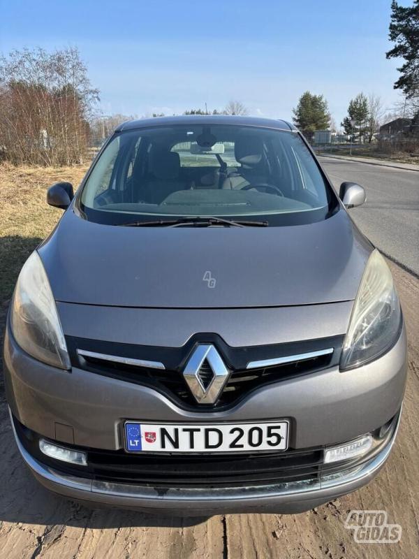 Pelēks Renault Grand Scenic 2013 Kauņa, ar dzinēja tilpumu 1.50 L un nobraukumu 287 tūkst. km par 3900 €, foto 3 vietnē AUTOMOTO.COM.LV