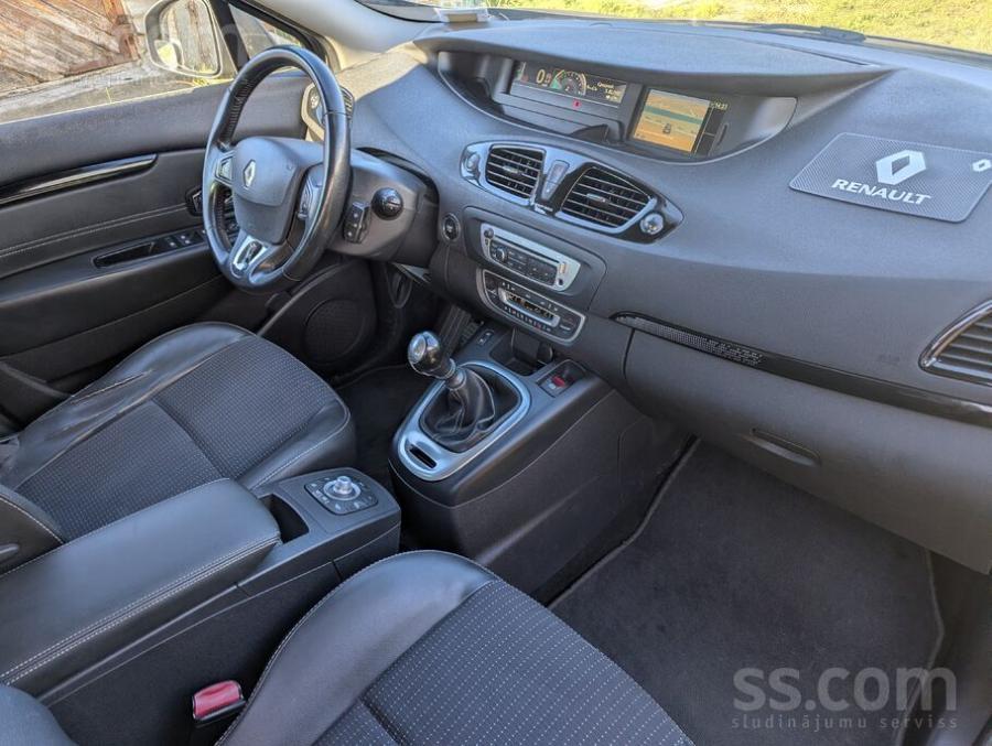Grey Renault Grand Scenic 2013 in Liepaja, with an engine capacity of 1.50 L and mileage of 182 thousand km for 3500 €, photo 7 on AUTOMOTO.COM.LV