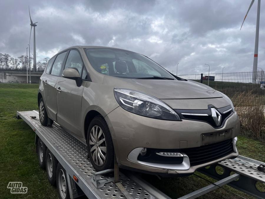 Pelēks Renault Grand Scenic 2014 Viļņa, ar dzinēja tilpumu 1.50 L un nobraukumu 243 tūkst. km par 4650 €, foto 1 vietnē AUTOMOTO.COM.LV