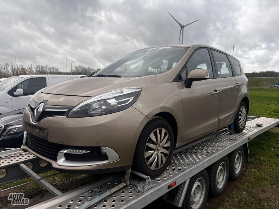 Pelēks Renault Grand Scenic 2014 Viļņa, ar dzinēja tilpumu 1.50 L un nobraukumu 243 tūkst. km par 4650 €, foto 4 vietnē AUTOMOTO.COM.LV