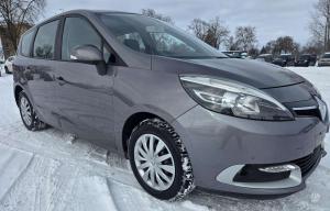 Grey Renault Grand Scenic 2014 in Marijampole, with an engine capacity of 1.46 L and mileage of 157 thousand km for 5200 €, photo 7 on AUTOMOTO.COM.LV