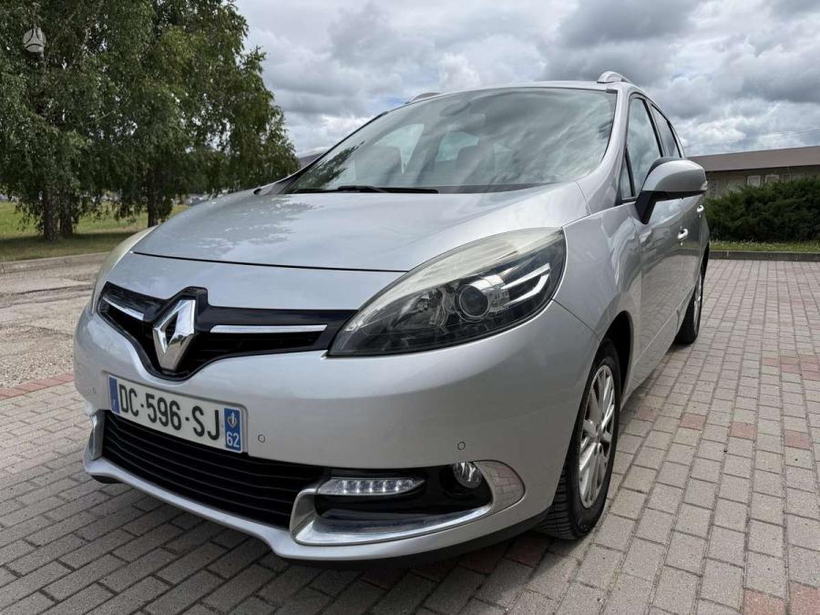 Pelēks Renault Grand Scenic 2014 Viļņa, ar dzinēja tilpumu 1.46 L un nobraukumu 209 tūkst. km par 5000 €, foto 1 vietnē AUTOMOTO.COM.LV