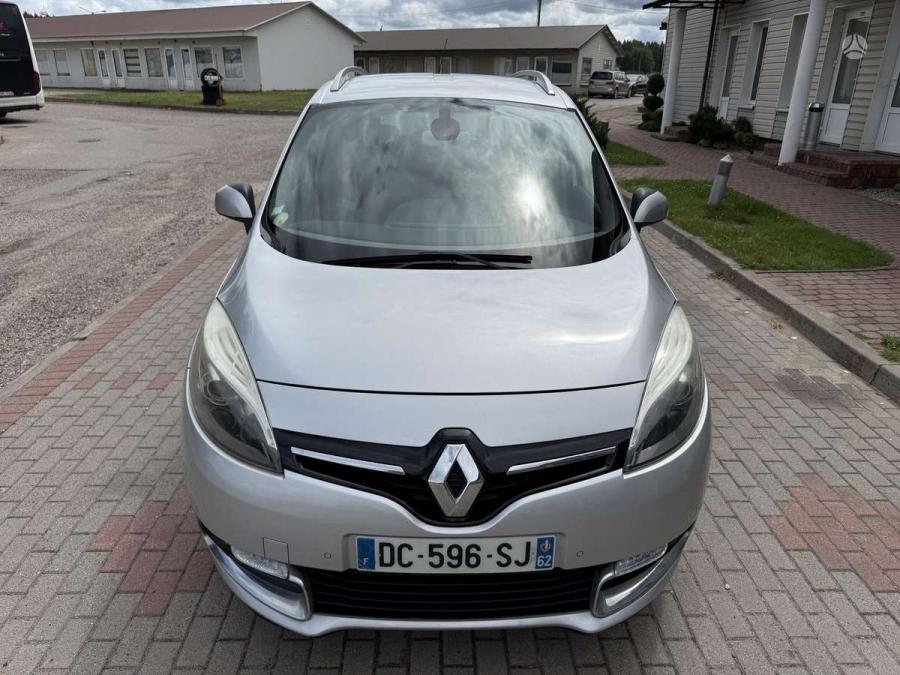Pelēks Renault Grand Scenic 2014 Viļņa, ar dzinēja tilpumu 1.46 L un nobraukumu 209 tūkst. km par 5000 €, foto 6 vietnē AUTOMOTO.COM.LV