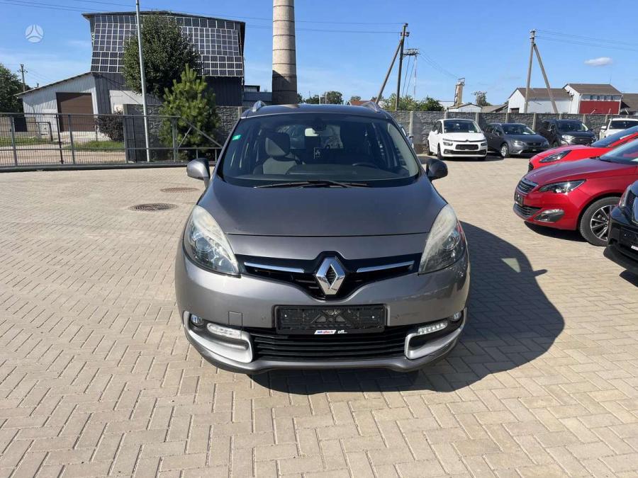 Grey Renault Grand Scenic 2014 in Taurage, with an engine capacity of 1.46 L and mileage of 198 thousand km for 4200 €, photo 5 on AUTOMOTO.COM.LV