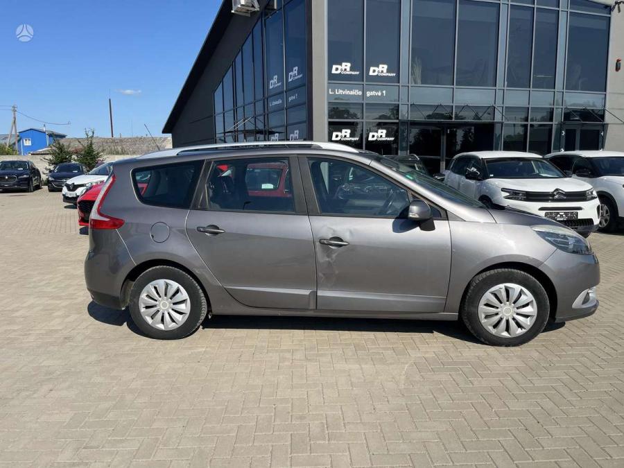 Grey Renault Grand Scenic 2014 in Taurage, with an engine capacity of 1.46 L and mileage of 198 thousand km for 4200 €, photo 6 on AUTOMOTO.COM.LV