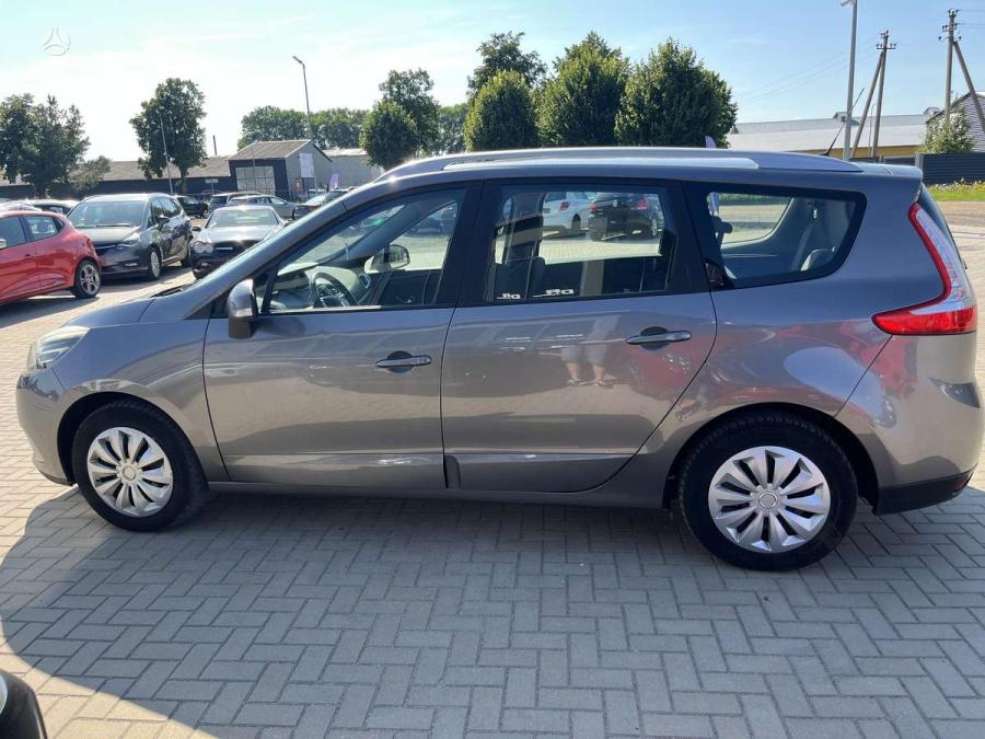 Grey Renault Grand Scenic 2014 in Taurage, with an engine capacity of 1.46 L and mileage of 198 thousand km for 4200 €, photo 14 on AUTOMOTO.COM.LV