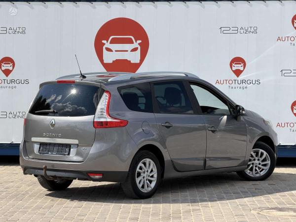 Grey Renault Grand Scenic 2014 in Taurage, with an engine capacity of 1.60 L and mileage of 250 thousand km for 4200 €, photo 6 on AUTOMOTO.COM.LV