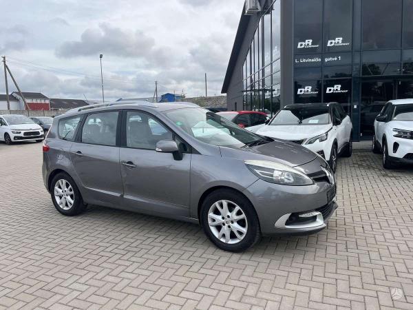 Grey Renault Grand Scenic 2014 in Taurage, with an engine capacity of 1.46 L and mileage of 198 thousand km for 4200 €, photo 1 on AUTOMOTO.COM.LV