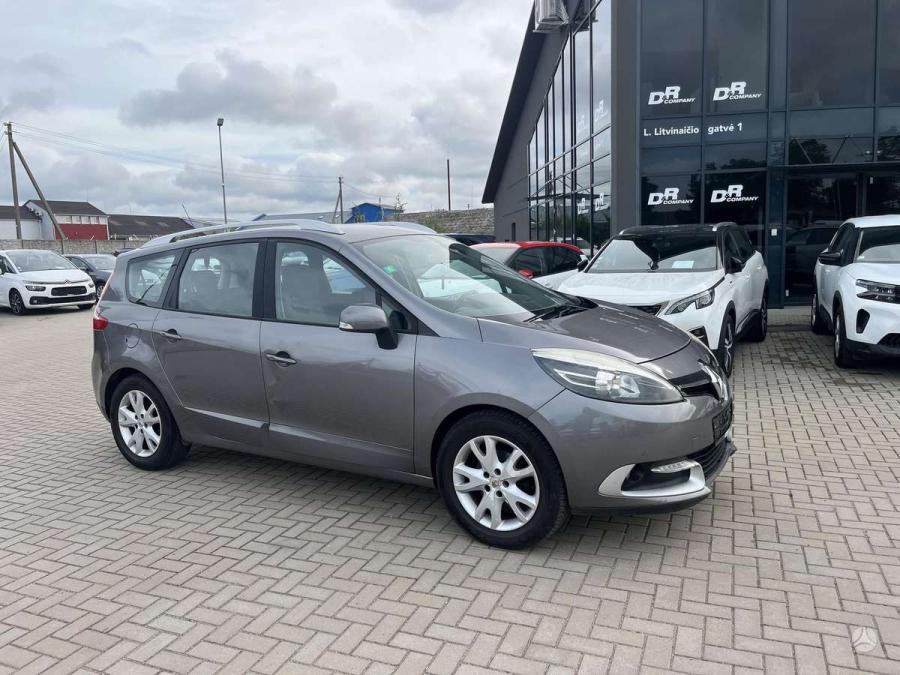 Pelēks Renault Grand Scenic 2014 Tauragė, ar dzinēja tilpumu 1.46 L un nobraukumu 198 tūkst. km par 4200 €, foto 1 vietnē AUTOMOTO.COM.LV