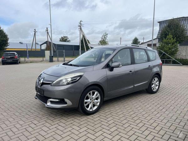 Grey Renault Grand Scenic 2014 in Taurage, with an engine capacity of 1.46 L and mileage of 198 thousand km for 4200 €, photo 7 on AUTOMOTO.COM.LV
