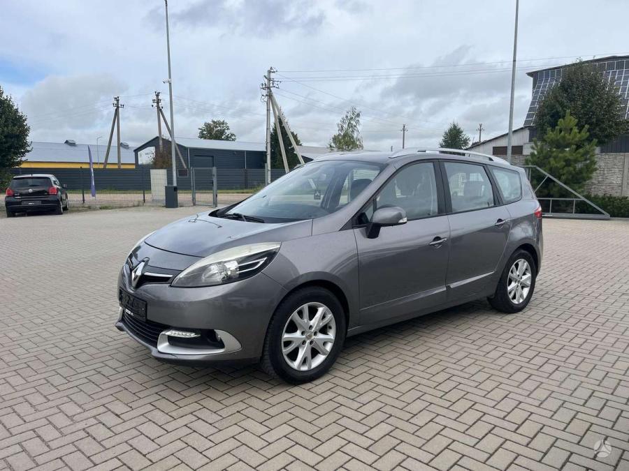 Pelēks Renault Grand Scenic 2014 Tauragė, ar dzinēja tilpumu 1.46 L un nobraukumu 198 tūkst. km par 4200 €, foto 7 vietnē AUTOMOTO.COM.LV