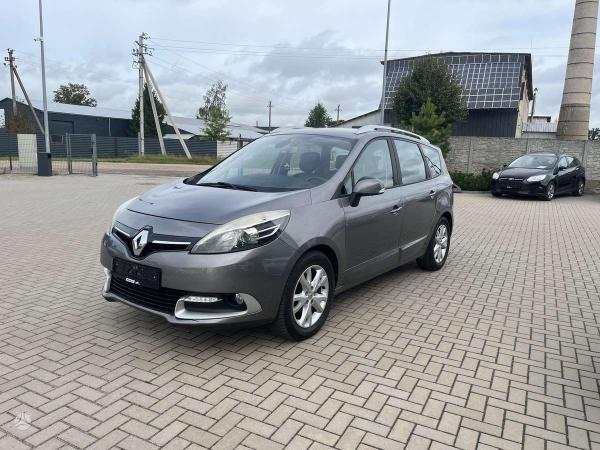 Grey Renault Grand Scenic 2014 in Taurage, with an engine capacity of 1.46 L and mileage of 198 thousand km for 4200 €, photo 8 on AUTOMOTO.COM.LV