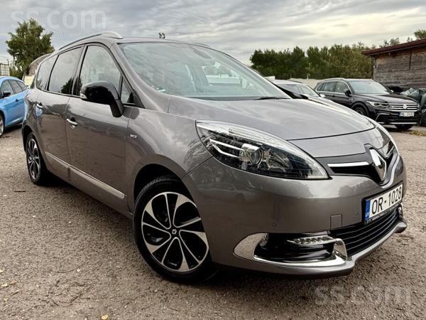 Pelēks Renault Grand Scenic 2014 Rīga, ar dzinēja tilpumu 1.50 L un nobraukumu 0 tūkst. km par 5990 €, foto 1 vietnē AUTOMOTO.COM.LV