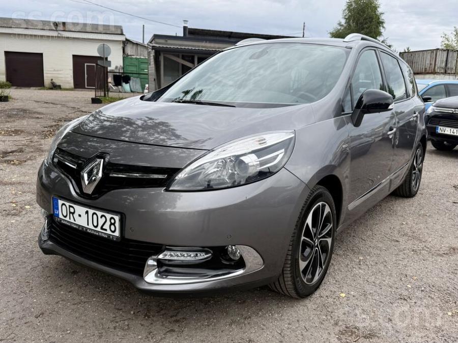 Pelēks Renault Grand Scenic 2014 Rīga, ar dzinēja tilpumu 1.50 L un nobraukumu 0 tūkst. km par 5990 €, foto 4 vietnē AUTOMOTO.COM.LV