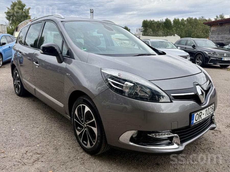 Pelēks Renault Grand Scenic 2014 Rīga, ar dzinēja tilpumu 1.50 L un nobraukumu 0 tūkst. km par 5990 €, foto 6 vietnē AUTOMOTO.COM.LV