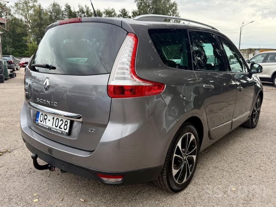Pelēks Renault Grand Scenic 2014 Rīga, ar dzinēja tilpumu 1.50 L un nobraukumu 0 tūkst. km par 5990 €, foto 9 vietnē AUTOMOTO.COM.LV