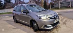 Grey Renault Grand Scenic 2015 in Taurage, with an engine capacity of 1.20 L and mileage of 110 thousand km for 4400 €, photo  on AUTOMOTO.COM.LV