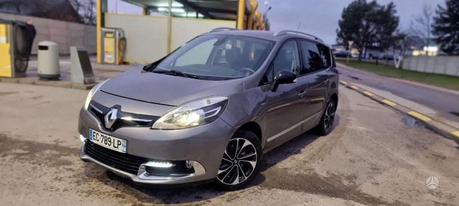Pelēks Renault Grand Scenic 2015 Tauragė, ar dzinēja tilpumu 1.20 L un nobraukumu 110 tūkst. km par 4400 €, foto 2 vietnē AUTOMOTO.COM.LV