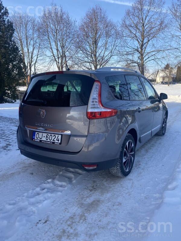 Pelēks Renault Grand Scenic 2015 Cēsis, ar dzinēja tilpumu 1.20 L un nobraukumu 110 tūkst. km par 5900 €, foto 4 vietnē AUTOMOTO.COM.LV