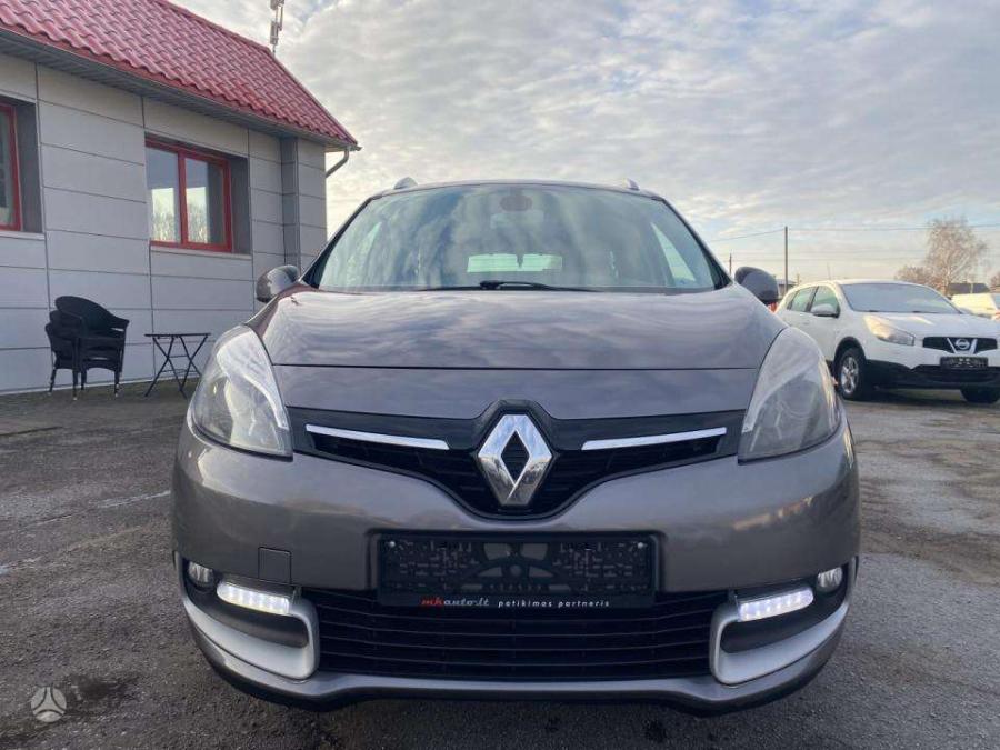 Pelēks Renault Grand Scenic 2015 Radviliškis, ar dzinēja tilpumu 1.46 L un nobraukumu 332 tūkst. km par 5750 €, foto 5 vietnē AUTOMOTO.COM.LV