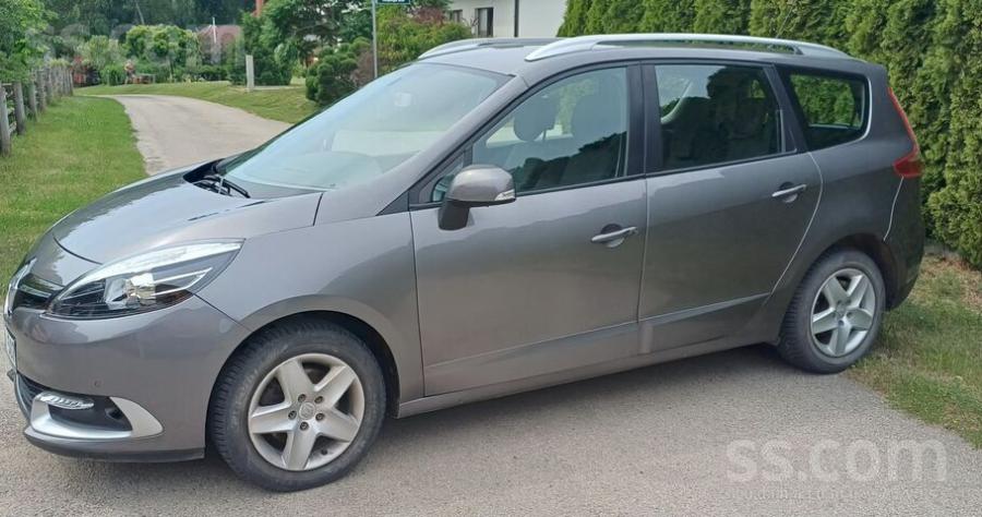 Pelēks Renault Grand Scenic 2015 Rīga, ar dzinēja tilpumu 1.50 L un nobraukumu 204 tūkst. km par 5600 €, foto 9 vietnē AUTOMOTO.COM.LV