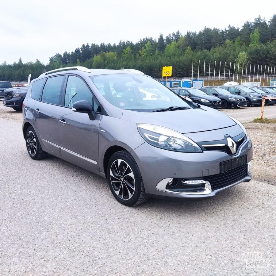 Pelēks Renault Grand Scenic 2015 Viļņa, ar dzinēja tilpumu 1.20 L un nobraukumu 125 tūkst. km par 5700 €, foto 1 vietnē AUTOMOTO.COM.LV