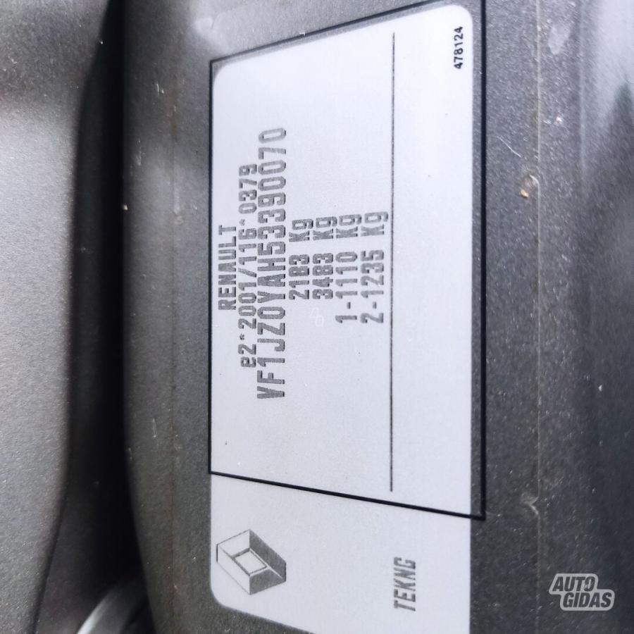 Pelēks Renault Grand Scenic 2015 Viļņa, ar dzinēja tilpumu 1.20 L un nobraukumu 125 tūkst. km par 5700 €, foto 12 vietnē AUTOMOTO.COM.LV