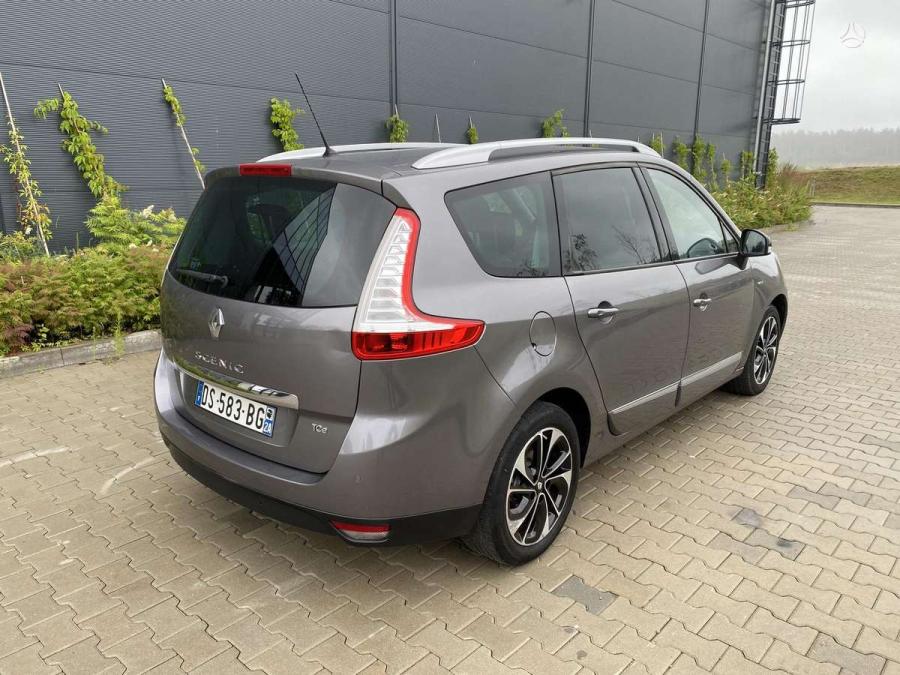 Pelēks Renault Grand Scenic 2015 Viļņa, ar dzinēja tilpumu 1.20 L un nobraukumu 99 tūkst. km par 5650 €, foto 4 vietnē AUTOMOTO.COM.LV