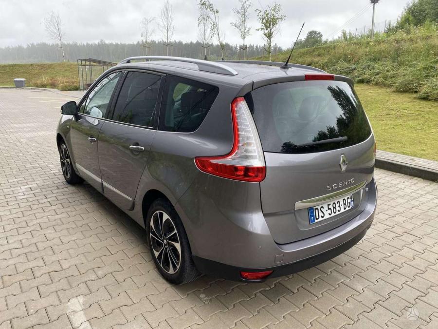 Pelēks Renault Grand Scenic 2015 Viļņa, ar dzinēja tilpumu 1.20 L un nobraukumu 99 tūkst. km par 5650 €, foto 6 vietnē AUTOMOTO.COM.LV