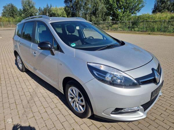 Grey Renault Grand Scenic 2015 in Marijampole, with an engine capacity of 1.20 L and mileage of 147 thousand km for 3899 €, photo 5 on AUTOMOTO.COM.LV