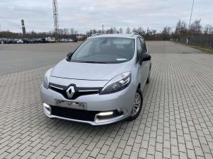 Grey Renault Grand Scenic 2016 in Marijampole, with an engine capacity of 1.46 L and mileage of 232 thousand km for 5400 €, photo  on AUTOMOTO.COM.LV