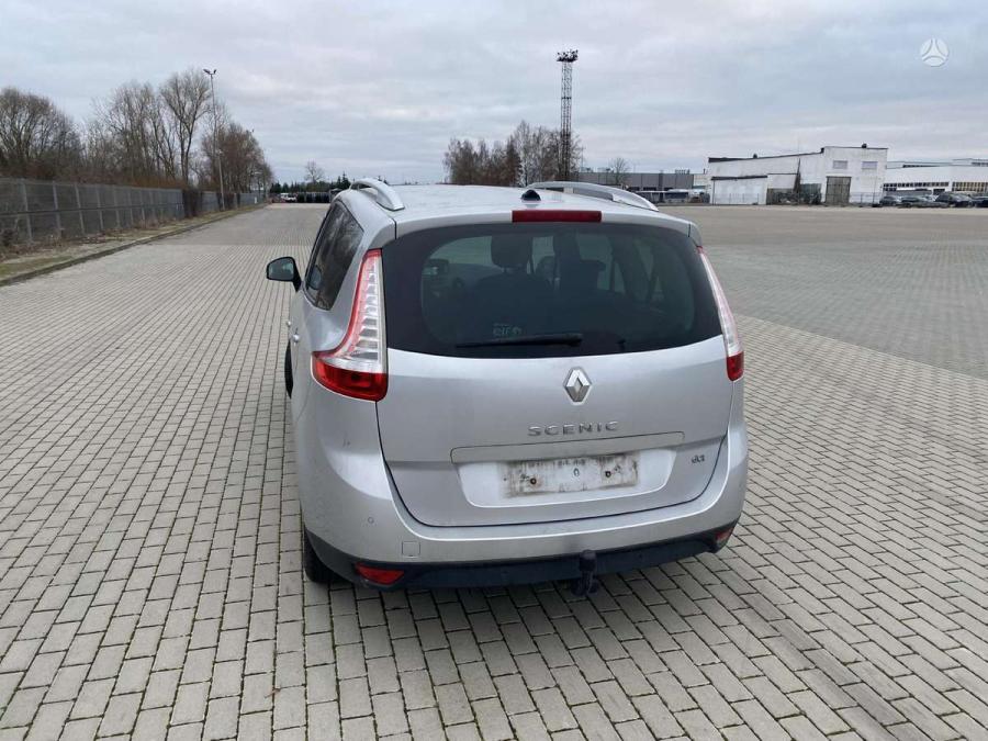 Grey Renault Grand Scenic 2016 in Marijampole, with an engine capacity of 1.46 L and mileage of 232 thousand km for 5400 €, photo 2 on AUTOMOTO.COM.LV