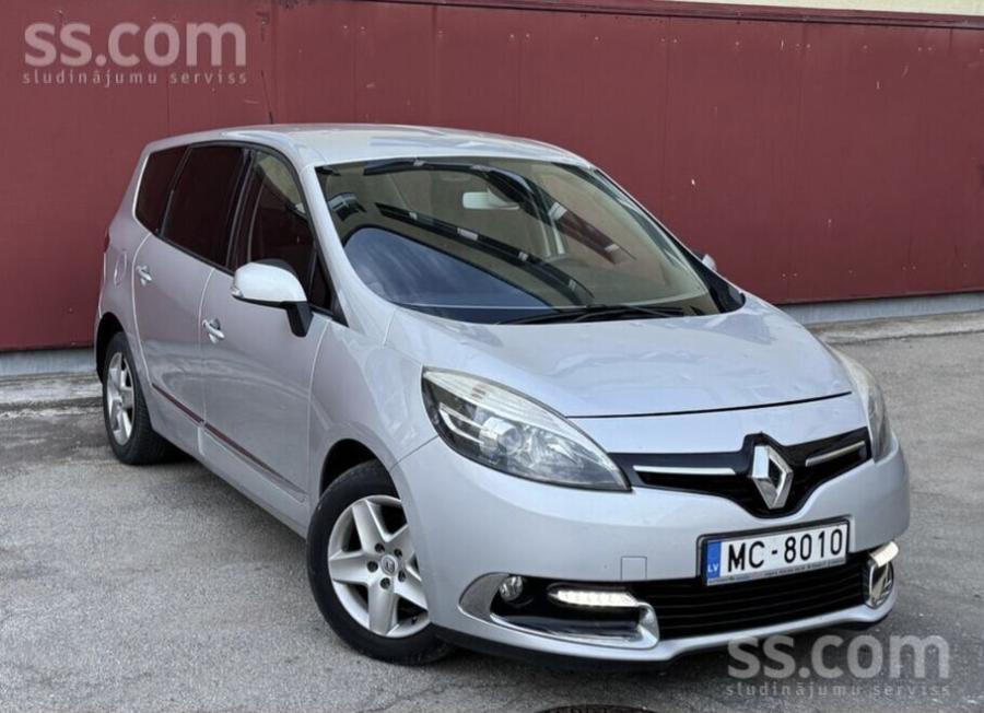 Pelēks Renault Grand Scenic 2016 Rīga, ar dzinēja tilpumu 1.60 L un nobraukumu 194 tūkst. km par 3300 €, foto 4 vietnē AUTOMOTO.COM.LV