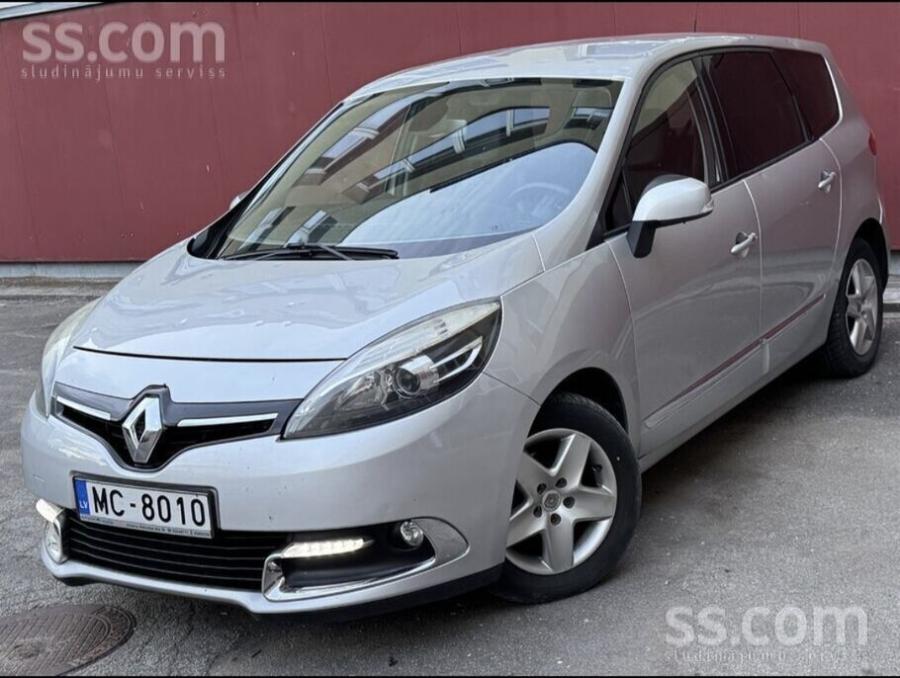 Pelēks Renault Grand Scenic 2016 Rīga, ar dzinēja tilpumu 1.60 L un nobraukumu 194 tūkst. km par 3300 €, foto 5 vietnē AUTOMOTO.COM.LV