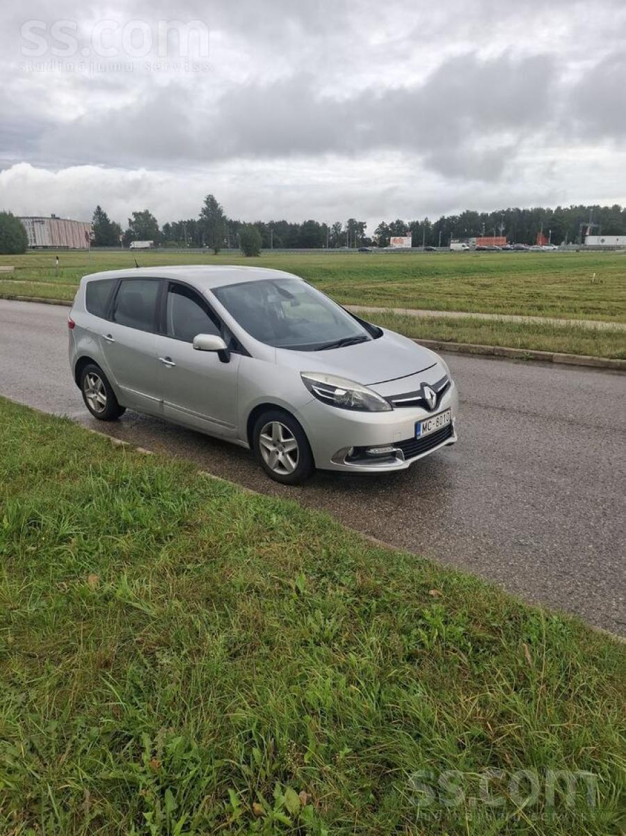 Pelēks Renault Grand Scenic 2016 Rīga, ar dzinēja tilpumu 1.60 L un nobraukumu 194 tūkst. km par 3300 €, foto 6 vietnē AUTOMOTO.COM.LV