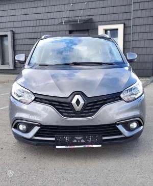 Grey Renault Grand Scenic 2016 in Kaunas, with an engine capacity of 1.46 L and mileage of 205 thousand km for 7999 €, photo 6 on AUTOMOTO.COM.LV